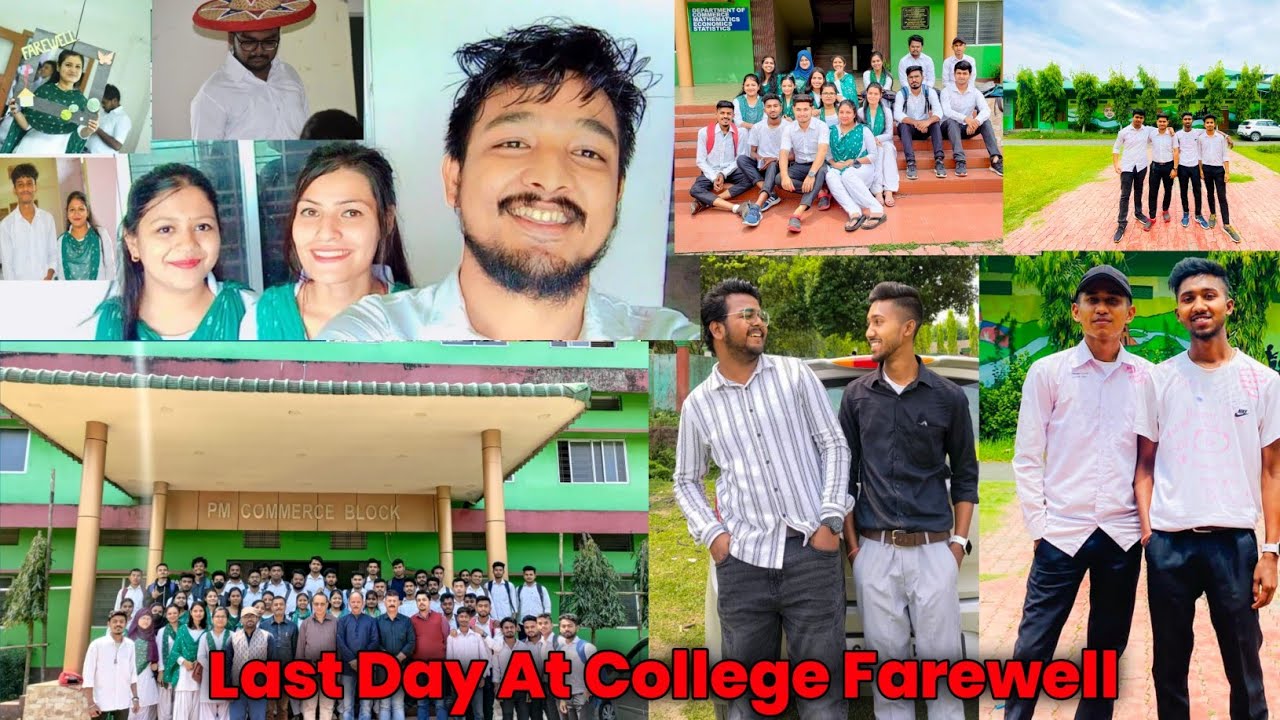 Last Day At College Farewell | End Of College Life 💔| Kaliabor College ...
