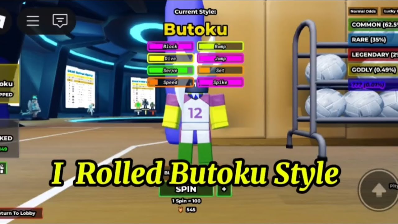 I Rolled Butoku Style in Volleyball Legends 🏐 - YouTube