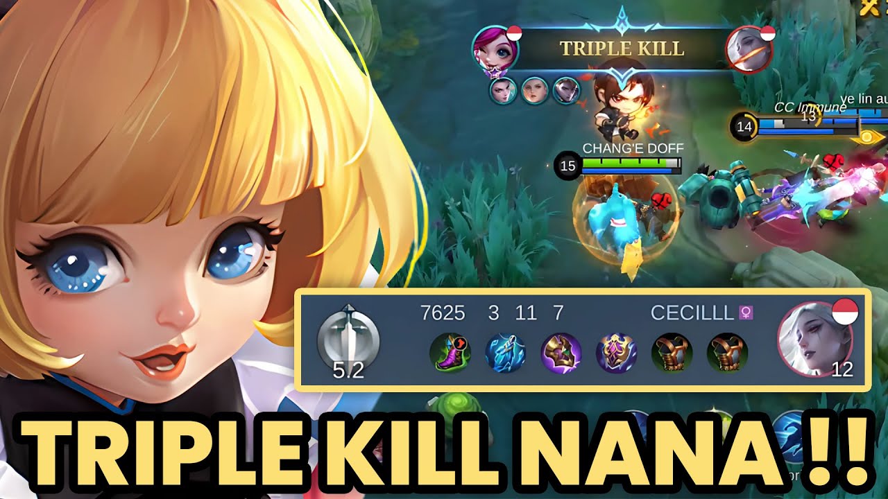 TOP 1 GLOBAL NANA BEST 1 HIT DELETE BUILD 2025 !! TRIPLE KILL DAMAGE ...