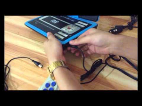 HUG 7" Portable DVD Player (Light Blue) - YouTube