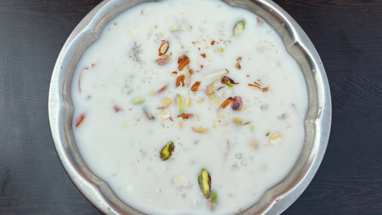 NO OIL NO BOIL Payasam | Tasty Badam Pisin Payasam | Payasam Recipe ...