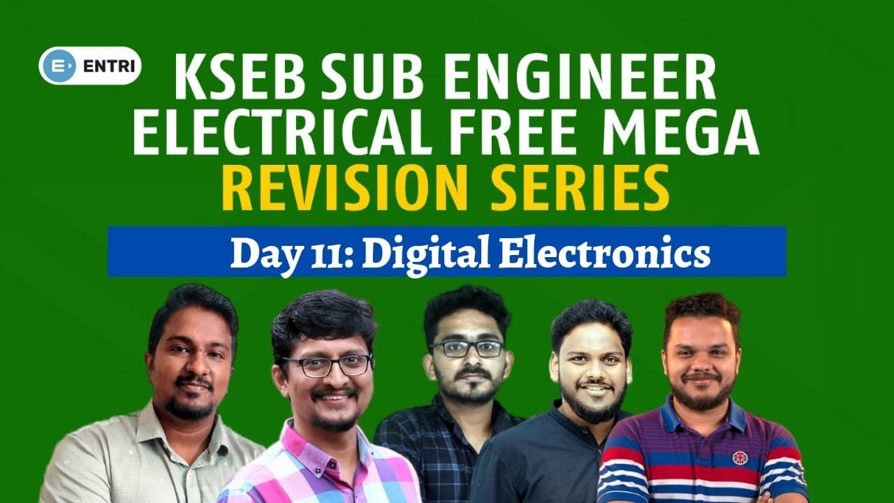 KSEB Sub Engineer Electrical | FREE MEGA REVISION SERIES - Day 11 | DIGITAL ELECTRONICS - YouTube
