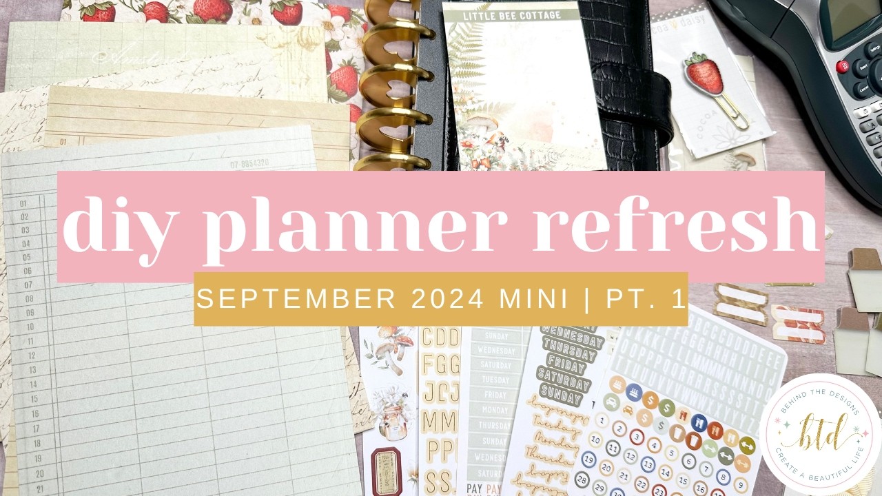 DIY Planner Setup Refresh in Mini Happy Planner using Cocoa Daisy ...