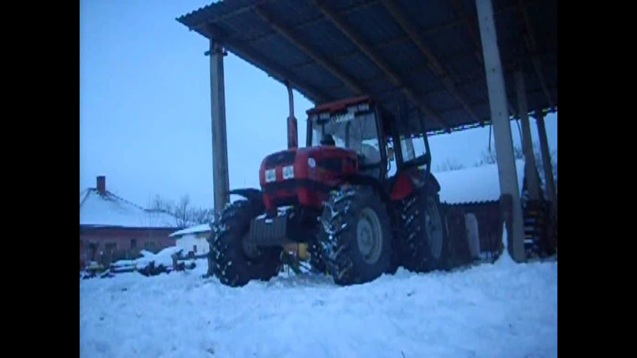 Belarus MTZ 1221.3 Hidegindítás - YouTube