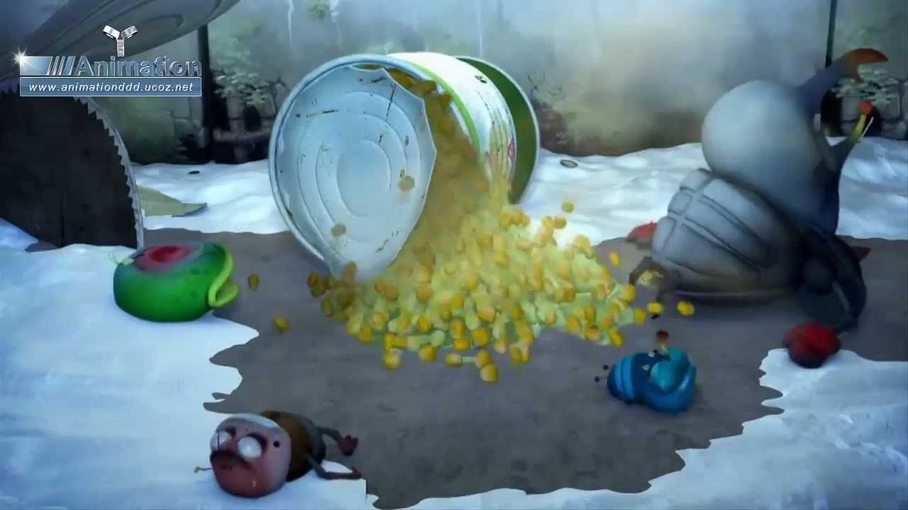 Larva - Snowball fight - YouTube