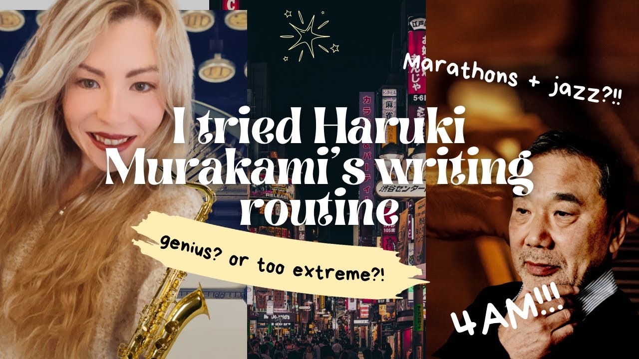 I tried Haruki Murakami’s INTENSE writing routine (4AM??) 👀🔥 - YouTube