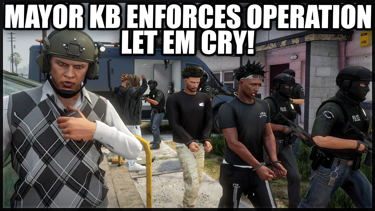 Mayor KB Enforces Operation Let Em Cry! | GTA RP | GrizzleyWorld Chiraq ...