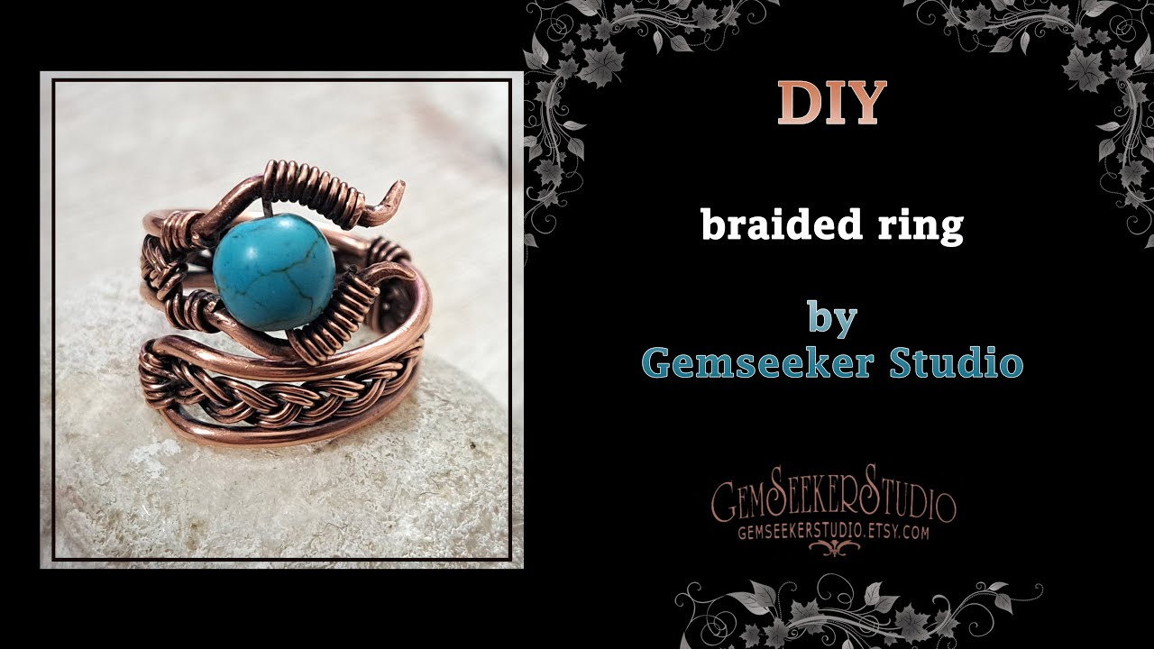 Learn how to make a braided ring. - YouTube