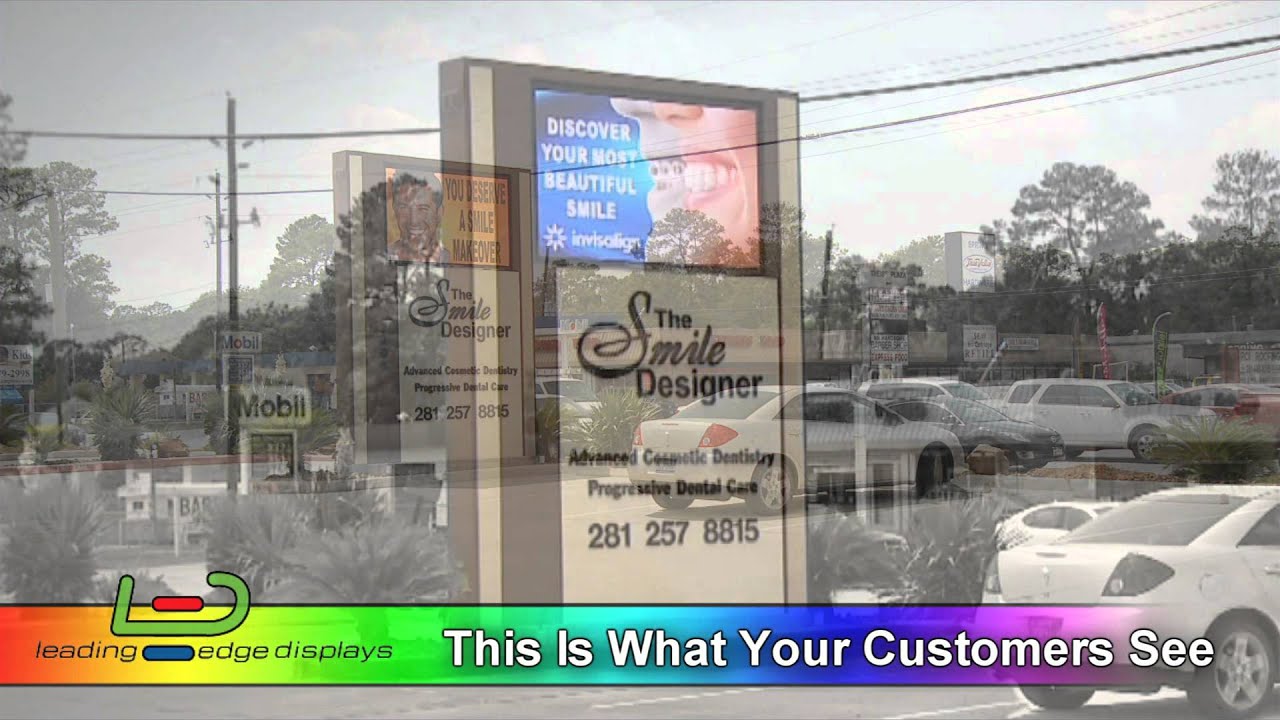 The Smile Designer Dentist LED Sign - Leading Edge DIsplays - YouTube