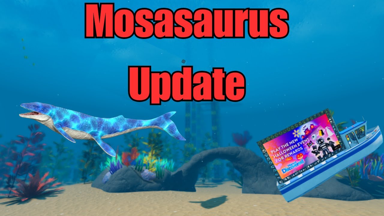 The new Mosasaurus/ shark abilities update in Sharkbite 2 - YouTube