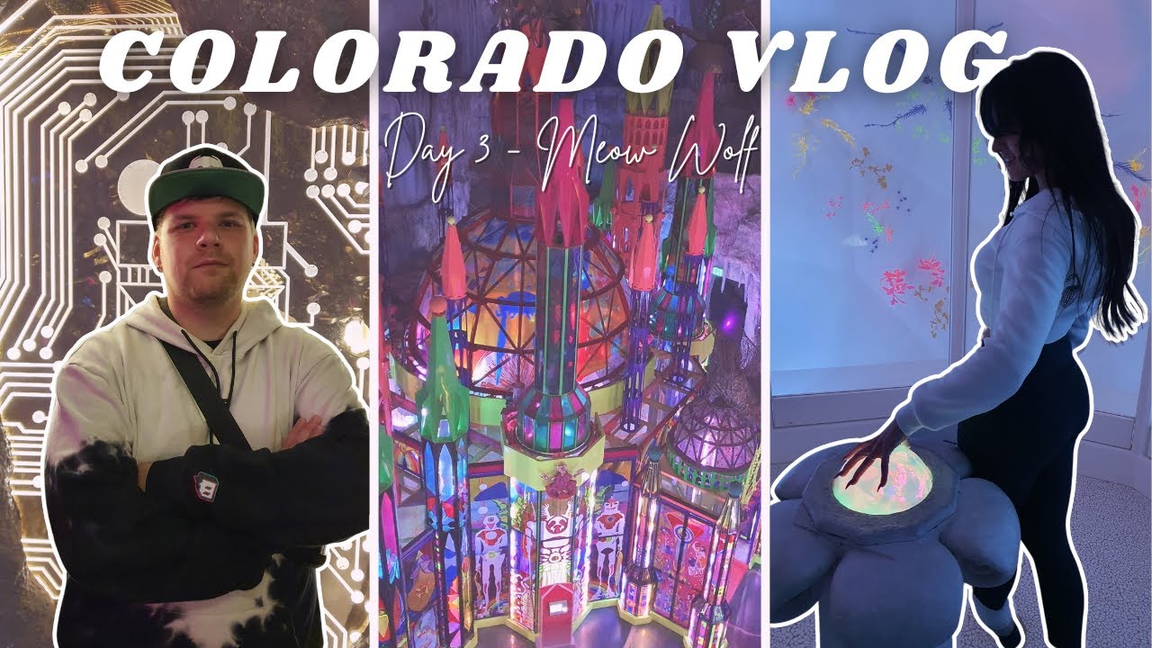 Getting Our Minds Blown At Meow Wolf | COLORADO TRAVEL VLOG - YouTube