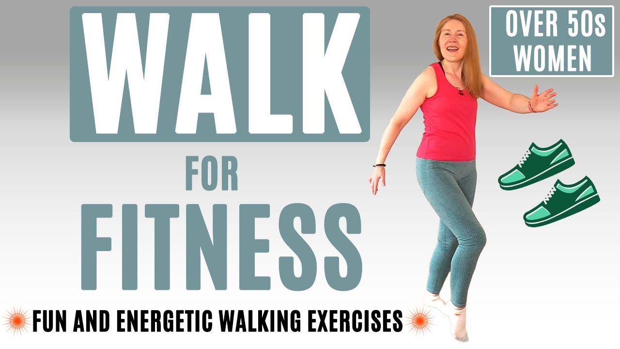 WALK at HOME for Women Over 50 | Fun Fitness In Your 50's And Beyond ...