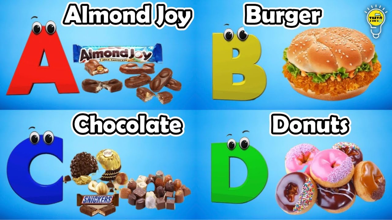 Food ABC Song | Food Alphabet Song | Phonics song a to z | Learn ABC ...