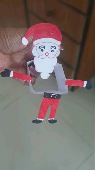 #Christmas craft ideas # Christmas crafts for kids # Dancing Santa # ...