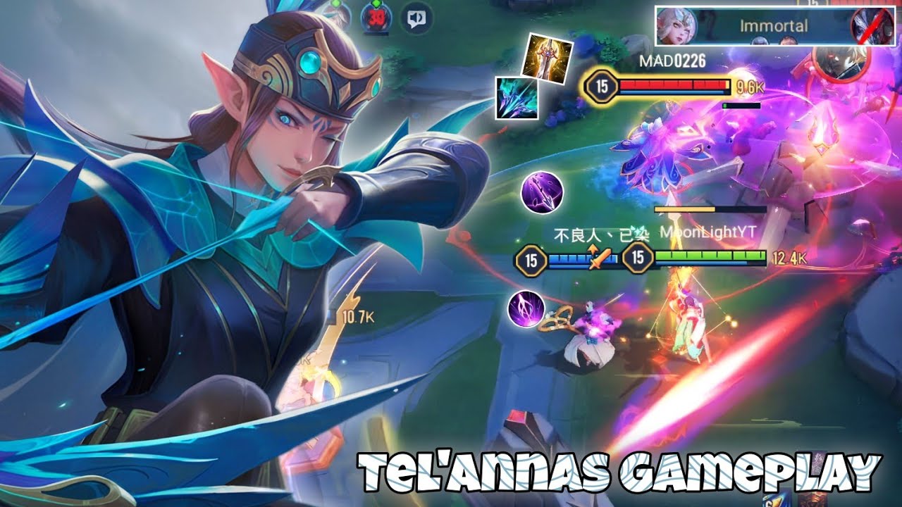 Tel'Annas Dragon Lane Pro Gameplay | Most Amazing Marksman | Arena of ...