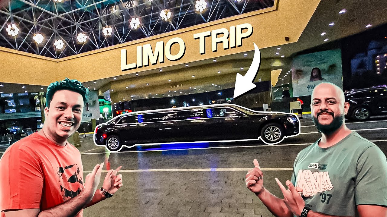 Limousine + WWE Pre Show Madness | Las Vegas Adventures - YouTube