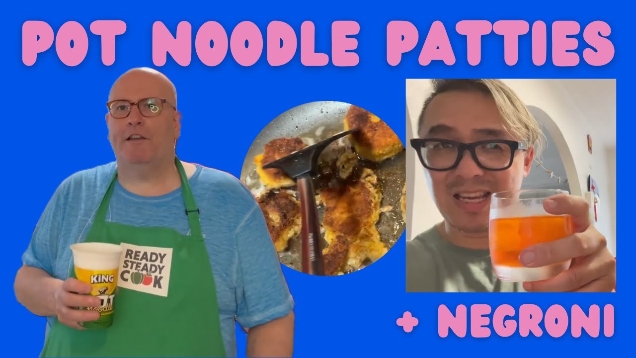 OCTOBER KITCHEN: Pot Noodle patties and homemade negroni - YouTube