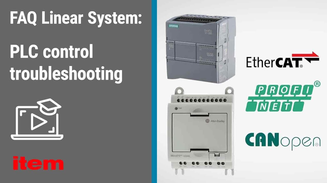 FAQ Linear System - Troubleshooting for PLC control - YouTube