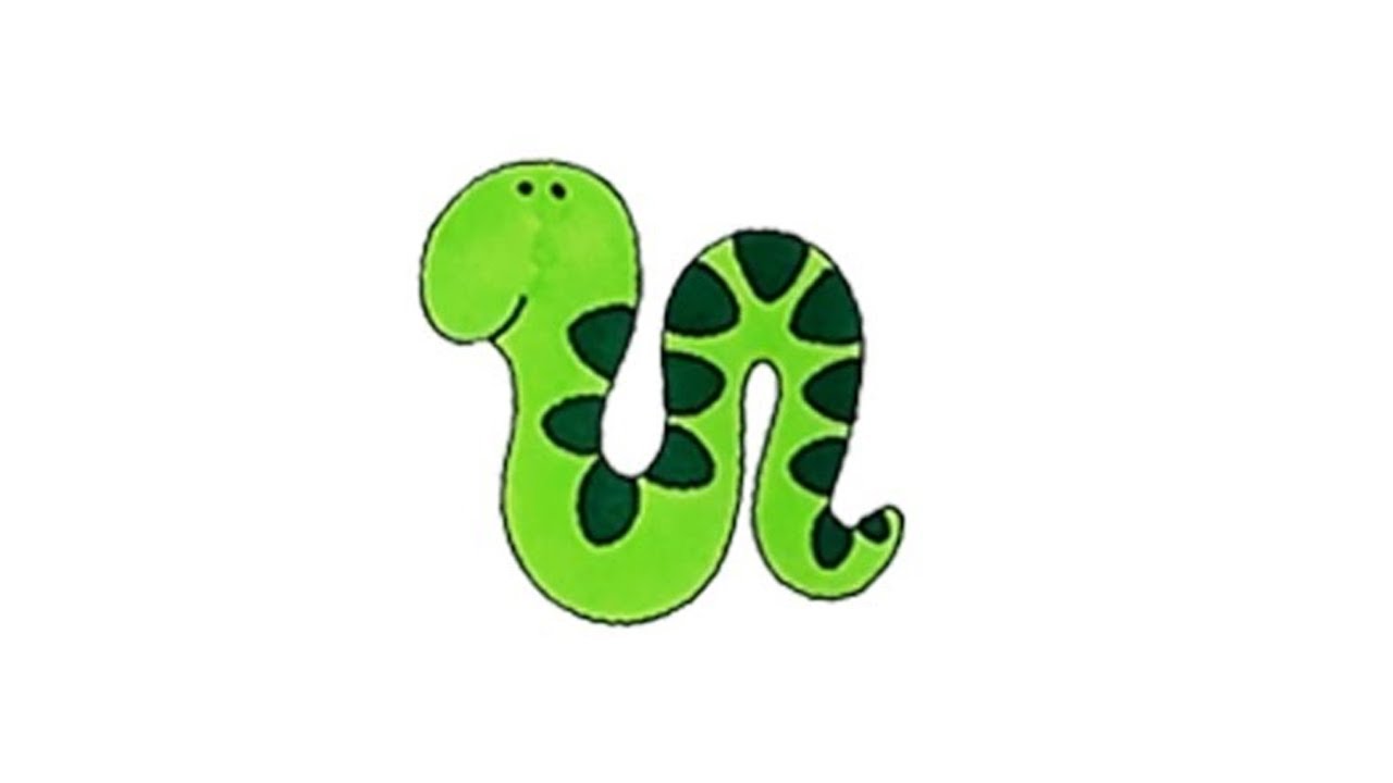 Colors mixing snake and other animal friends #relaxing #satisfying # ...