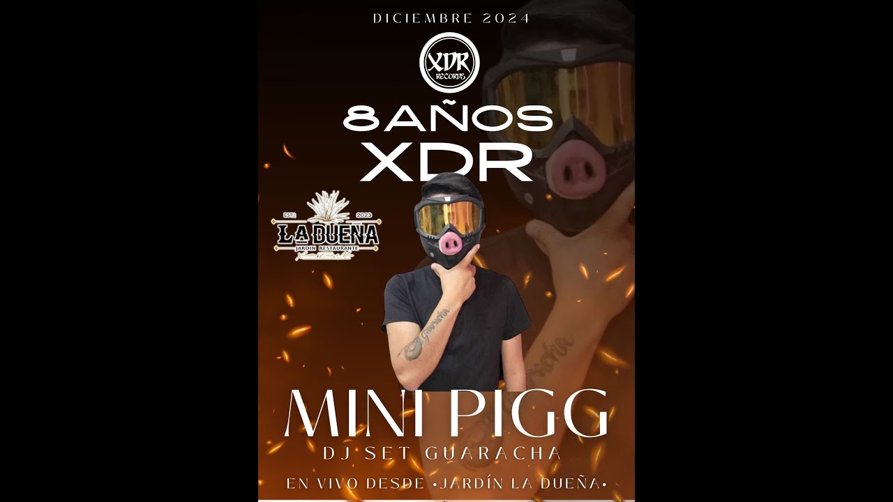 Mini Pigg x Mc Rivas Set 8 Años XDR Records (Guracha) Open air Dj set ...