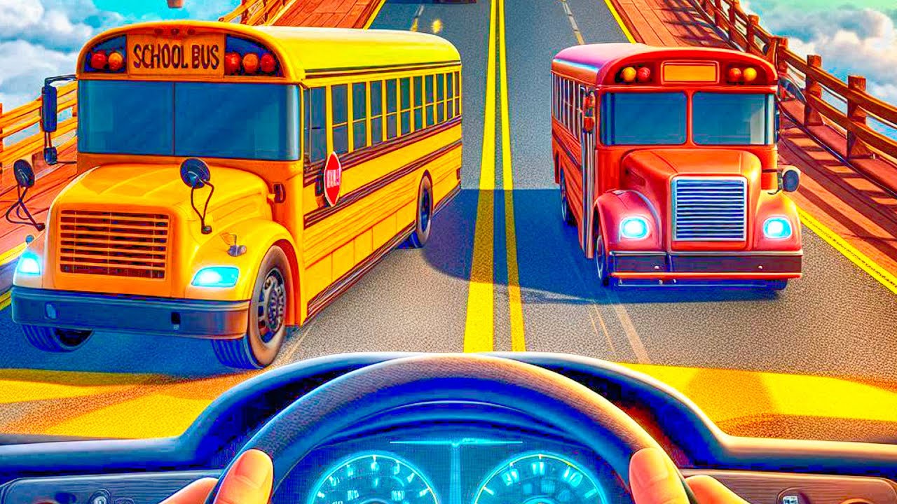 Top 50 School Bus Crashes & Jumps You Can't Survive - Crazy Ramp Bus ...