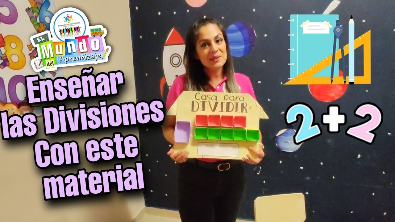 Enseñar las Divisiones a los niños con este material ️🙋🏻‍♀️🙋🏻‍♂️ - YouTube