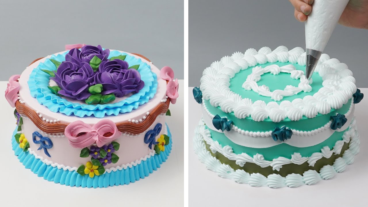 Stunning Cake Design Ideas Like A Pro | 1Kg Birthday Cake Decorating ...