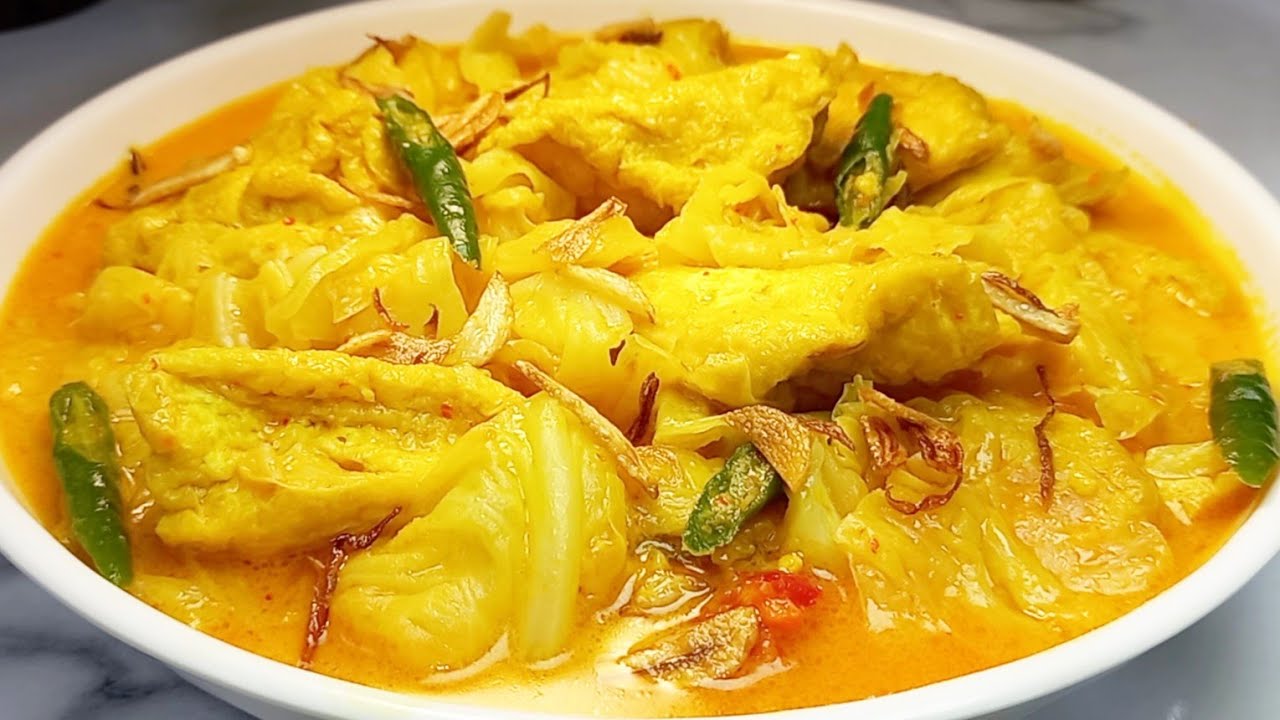 SAYUR TAHU KOL KUAH SANTAN,,,MENU TANGGAL TUA YANG ENAKNYA SEPERTI ...