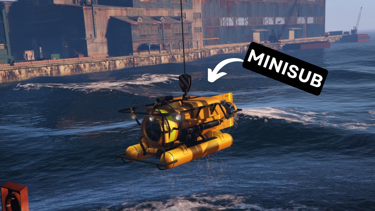 Submarine Ship in GTA V || The Merryweather Hiest || #gtav #viral # ...