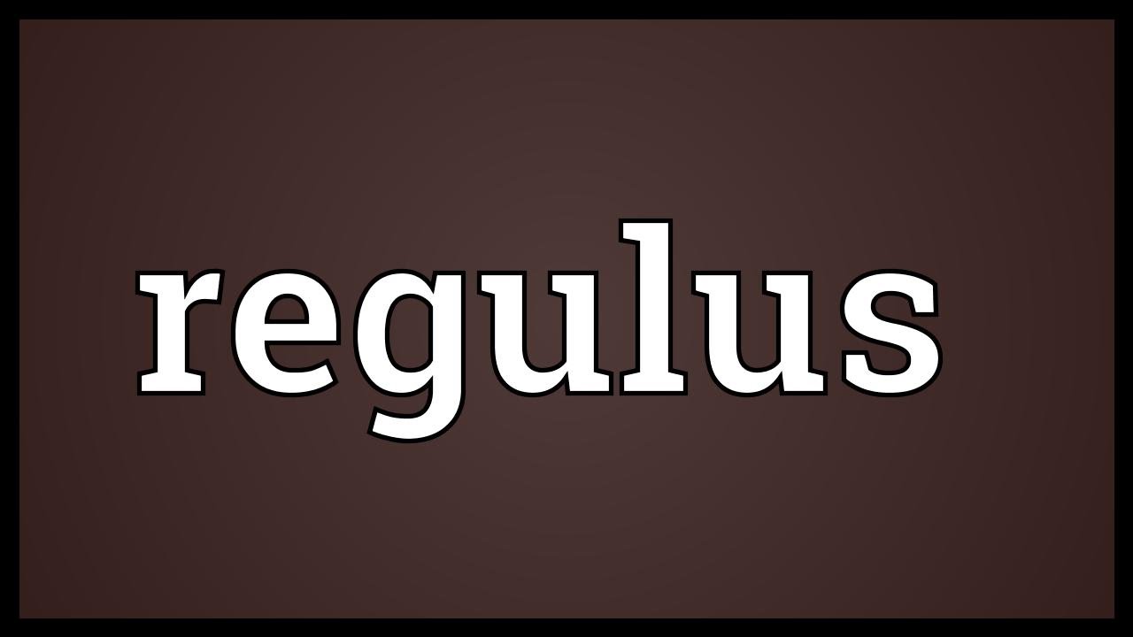 Regulus Meaning - YouTube
