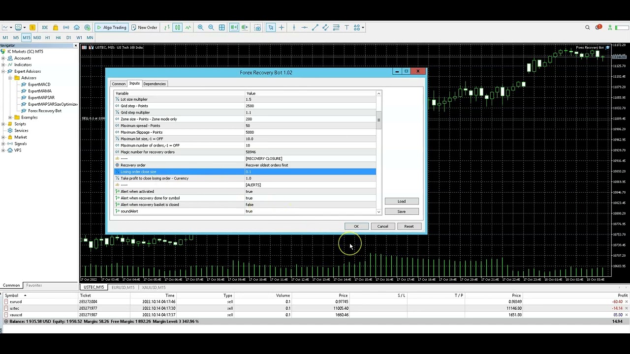 Complex Recovery - Forex Recovery Bot - YouTube