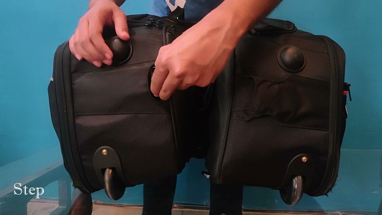 SOLACE RIGID TROLLEY SADDLE BAGS - YouTube