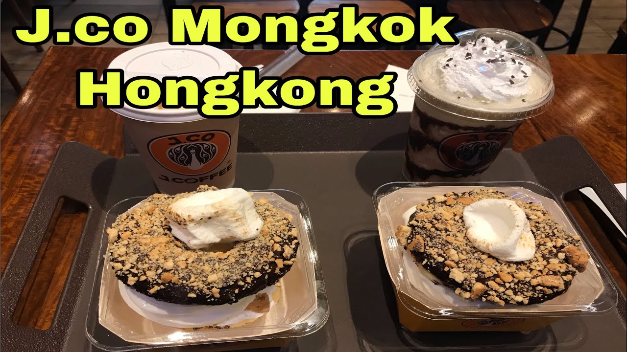 Donut ice cream sandwich at J.co Mongkok Hongkong |#Yvettesvlog # ...