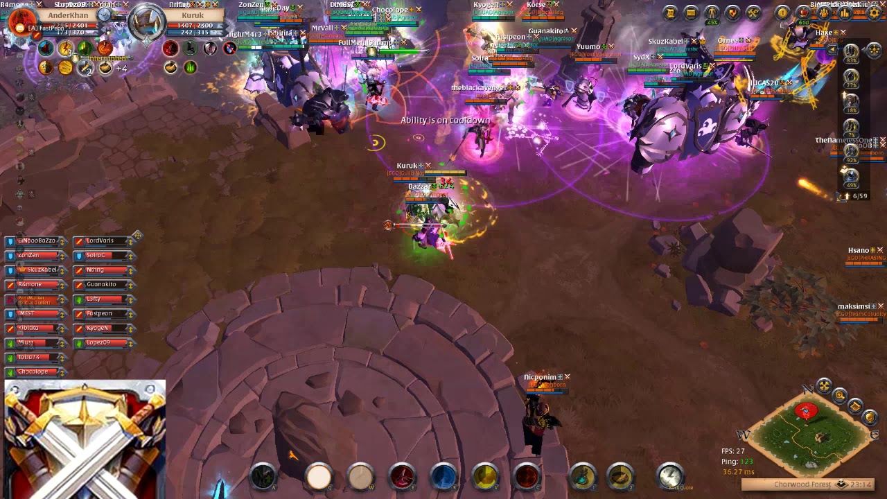 Albion PvP Content - Agresor - Mage Raiding, ZvZ... - YouTube