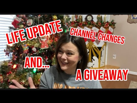 Life Update, Channel Changes, and a Giveaway - YouTube