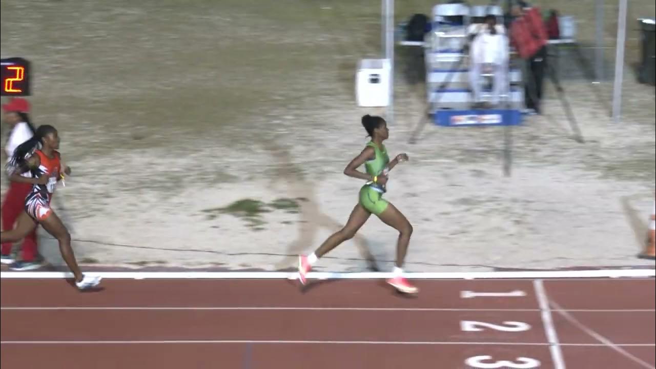 U20 1500M Girls CARIFTA Finals - Splice and Connect Bahamas BAAA Carifta Trials - YouTube