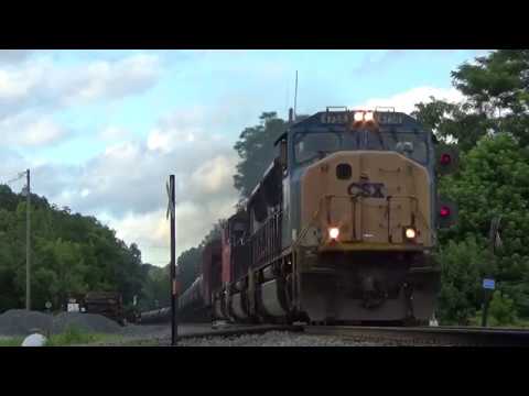 CSX K429 with CSX 4758, 4753, and CN 5756 - YouTube