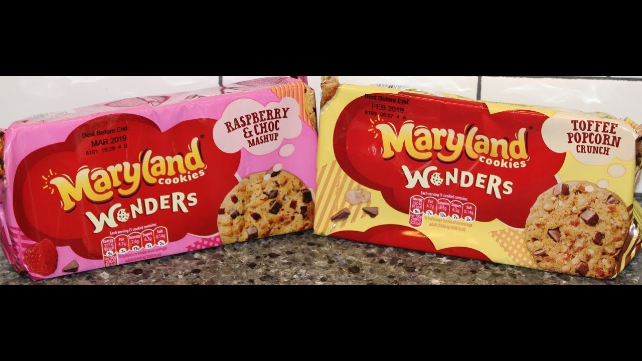 Maryland Cookies Wonders: Raspberry & Choc Mashup and Toffee Popcorn ...