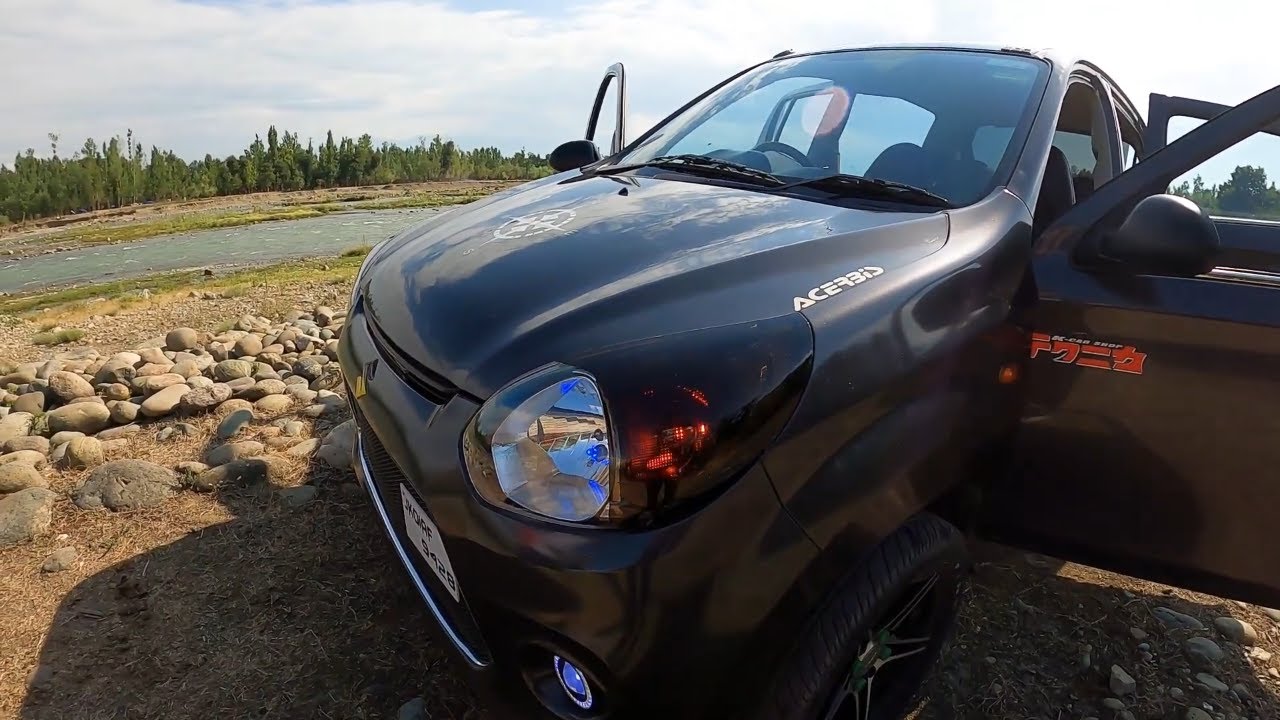 Alto 800 modified | Alloy wheels| DRL | Racing Steering | Sticker work ...