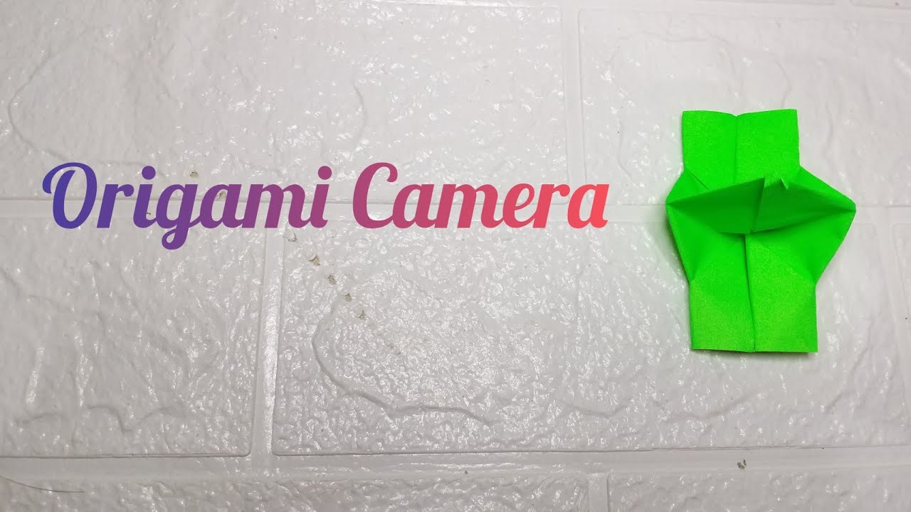 How to make origami camera - Easy Tutorial ~ Origami Fun Channel # ...