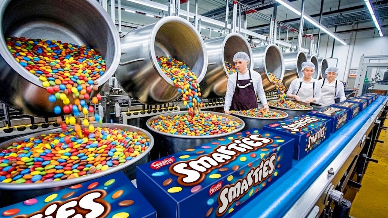 How It's Made: Smarties, Jolly Rancher & Runts - YouTube