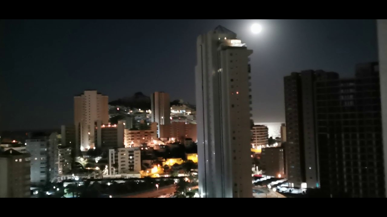 Benidorm , 5 june 2020 ,Cala de Finestratt ,full moon - YouTube