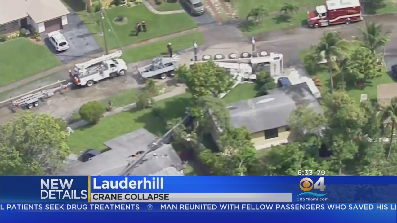 Boil Water Order Issued In Wake Of Crane Collapse In Lauderhill - YouTube