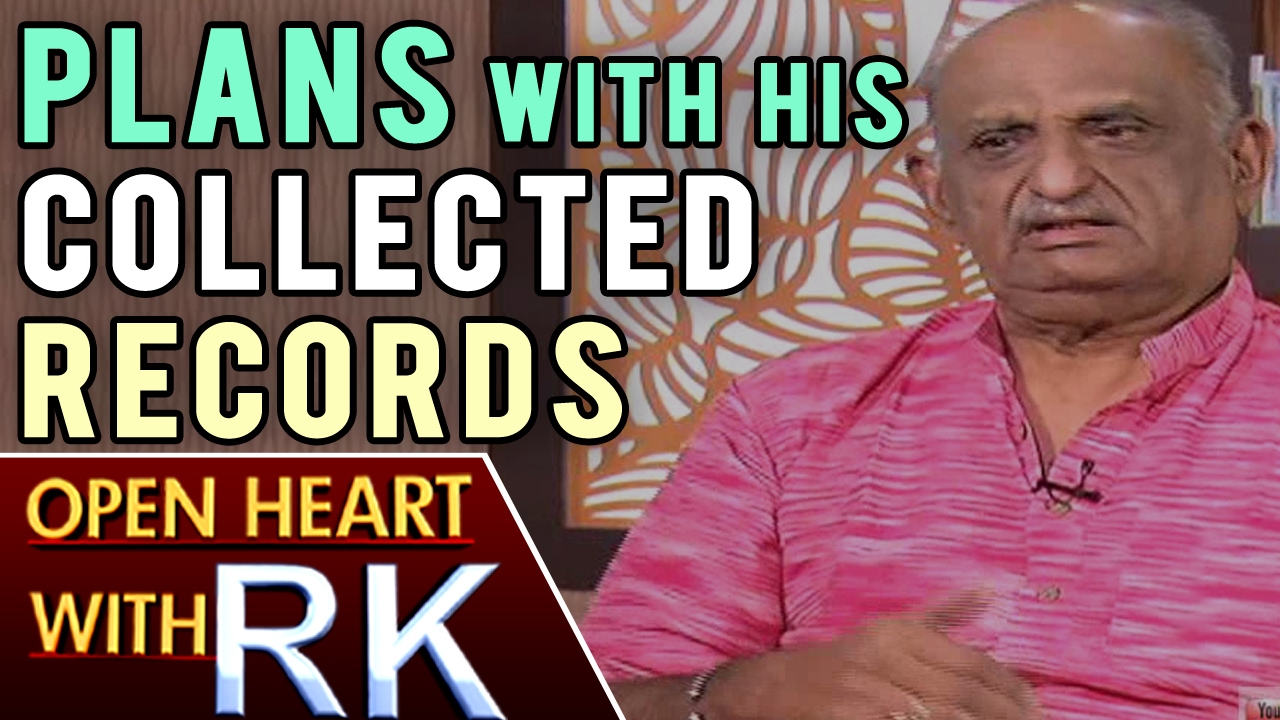 Film Critic VAK Ranga Rao About Future Plans With His Collected Records ...