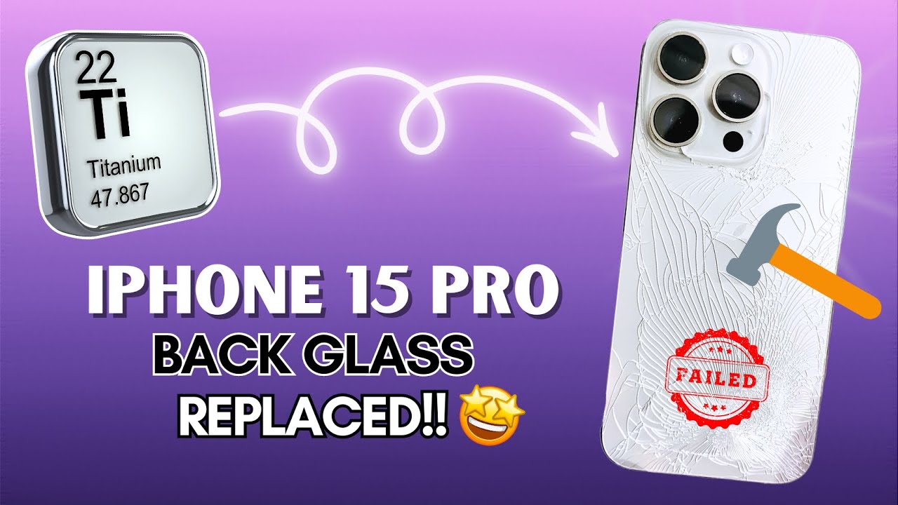 iPhone 15 Pro Restoration - The Truth about The Titanium Body! - YouTube