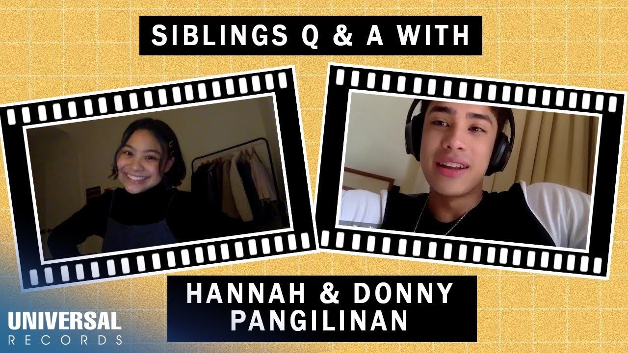 Donny Pangilinan, Hannah Pangilinan - Siblings Q&A - YouTube