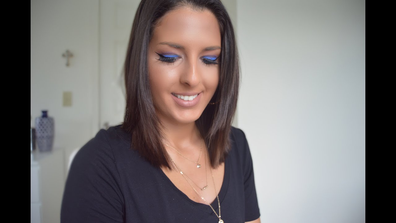 Cobalt Blue Smokey Eye Lcbeaute Youtube