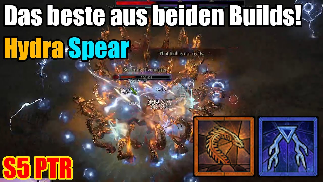 Diablo 4 PTR | Hydra Spear Sorc | Bester Speed Build! - YouTube