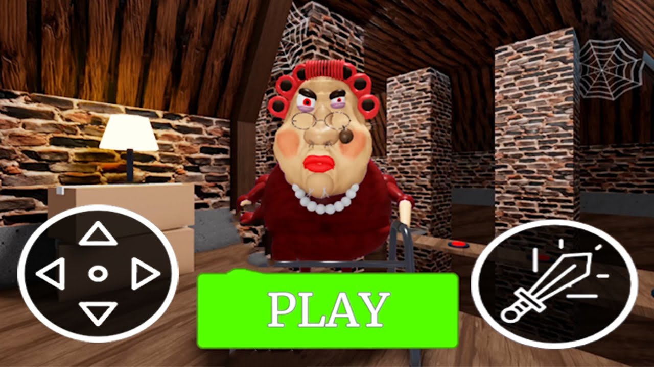 ESCAPE EVIL GRANDMA! (FIRST PERSON OBBY) - DEVIL MODE - FULL GAMEPLAY ...