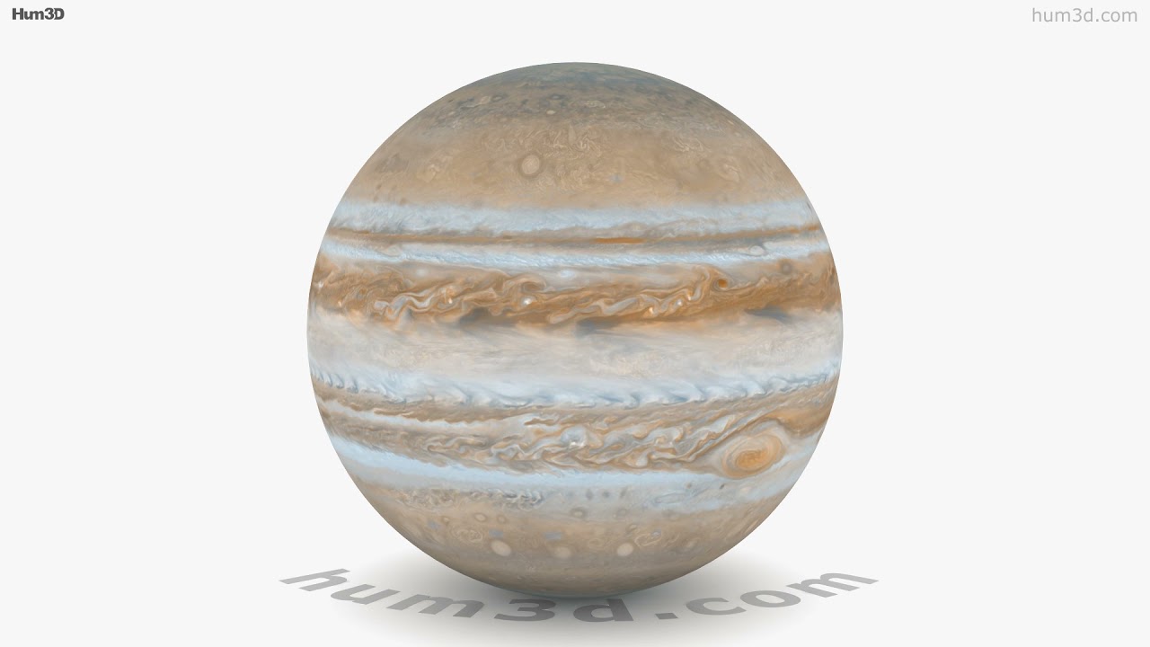 Jupiter 3D model by Hum3D.com - YouTube